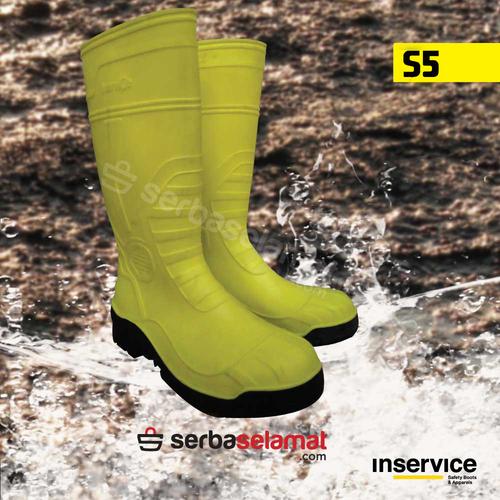 Jual Inservice S5/ Inservice Boot/ Sepatu Boot inservice/ safety boot ...