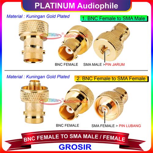 Jual Konektor BNC to RP SMA RPSMA Male Female RF Adapter Connector Antena - BNC-SMA FEMALE - Kab ...