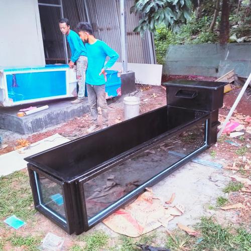 Jual kolam ikn fiber gelass + waterfall - Kab. Tangerang - PT HAIKAL ...