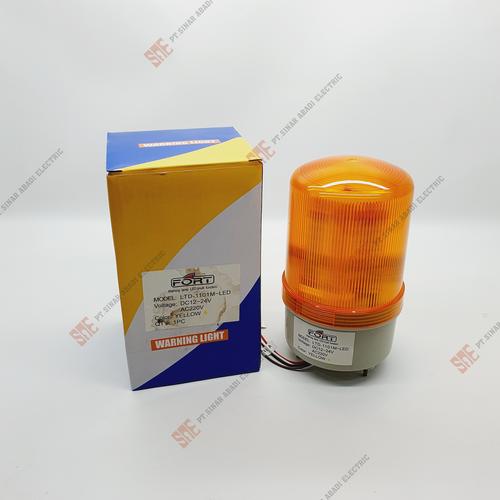 Jual Lampu Warning Light Beacon Led LTD1101 3.5" In Kuning 220VAC 12 24 ...