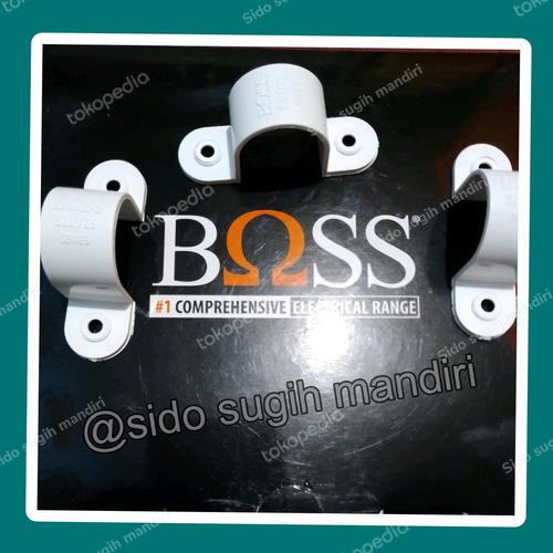 Jual klem pipa 25mm merek boss warna putih - Jakarta Barat - Sido sugih ...
