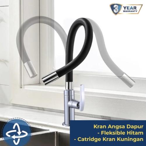 Jual 55513HD Kran Air Dapur Kran Angsa Fleksible Bak Cuci Meja Bcp Sink ...