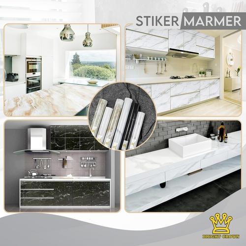 Jual Wallpaper Stiker Lemari Stiker Meja Stiker Kitchen Set Dinding ...
