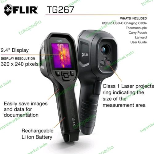 Jual FLIR TG267 thermal camera imager TG-267 pengganti TG165 TG167 C2 ...