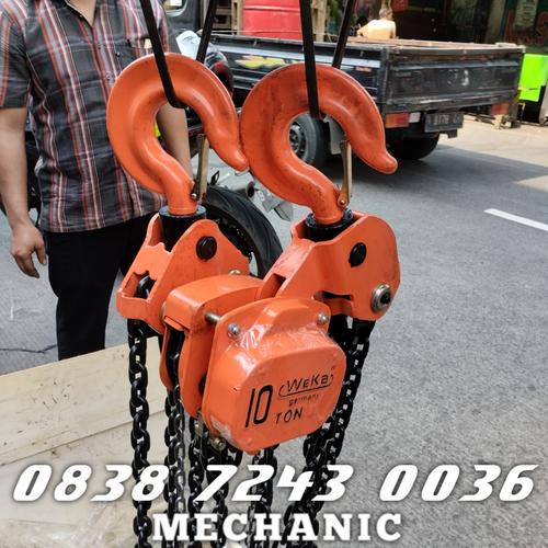 Jual Weka 10 Ton 5 Meter Chain Block 10 T x 5 M katrol 10 Ton - Jakarta ...
