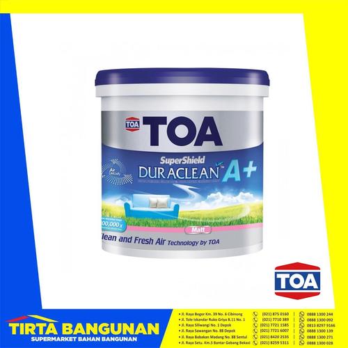 Jual CAT TINTING TOA SUPERSHIELD DURACLEAN A+ 2.5LT HARGA BY REQUEST ...