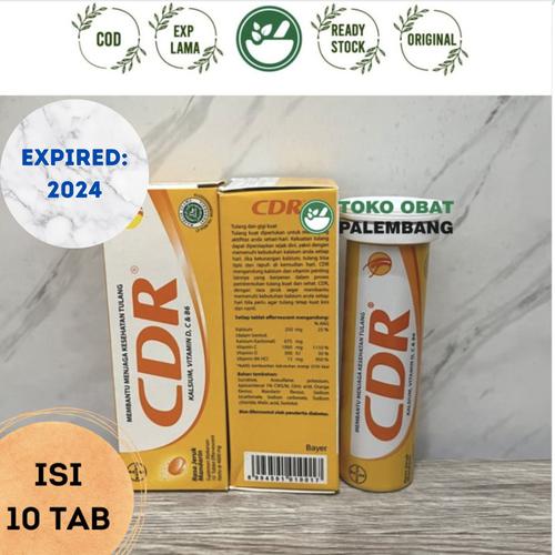Jual CDR 10 TABLET CALCIUM D BAYER RASA JERUK VITAMIN C VIT C REDOXON ...