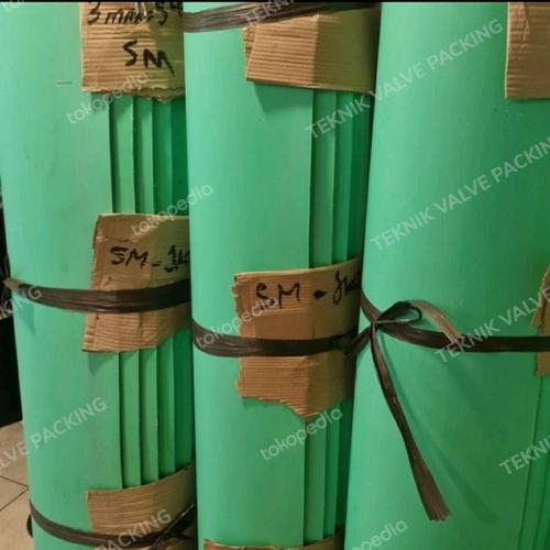 Jual Packing Non Asbestos Hijau / Packing Sheet NA Lembaran / Tebal 1mm ...