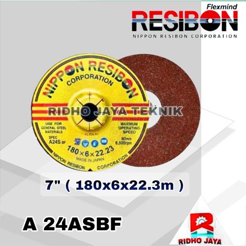 Jual Batu Gerinda Poles Nippon Resibon 7 Inchi 7 x 6mm A24S BF - Kab ...