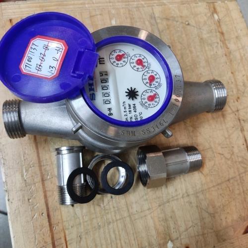 Jual Flow meter SHM Stainless SS316 Horizontal 1" Inch DN25 Hot Water ...