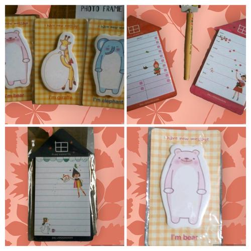 Jual memo sticky note motif lucu tersedia berbagai varian motif ...