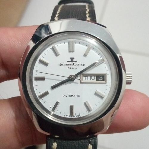 Jual Jaeger Lecoultre club' stainless steel Adolf schild 1916 movement ...