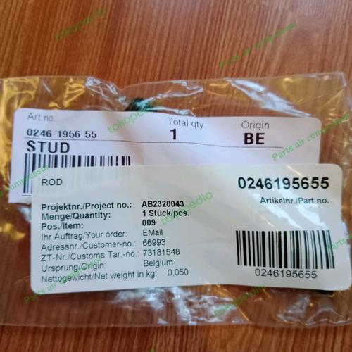 Jual Rod/stud pn 0246195655 Atlas Copco compressor - Kota Balikpapan ...