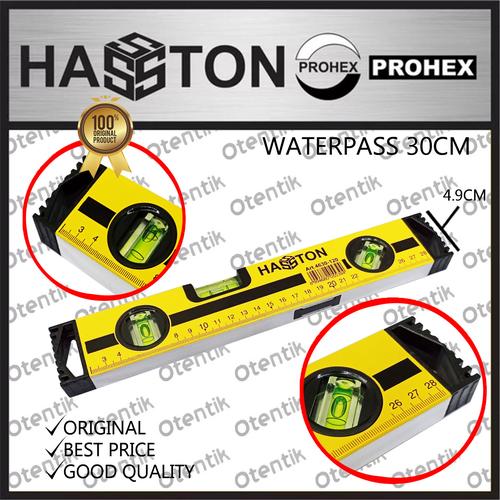 Jual HASSTON WATERPAS MAGNET ALUMUNIUM 12" 30CM - MAGNETIC WATERPASS 30 ...