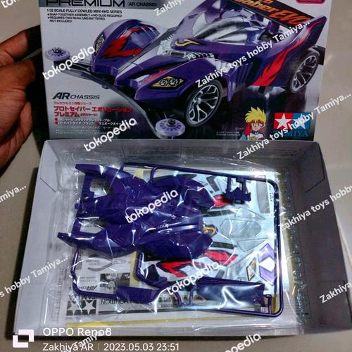 Jual Tamiya 19448 Bodi Body Proto Saber Premium Ar Chassis + Decal ...