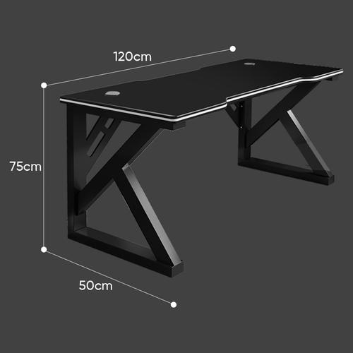 Promo Deli Meja Gaming/Meja Komputer/Gaming Table Hitam Box Kabel E915X ...