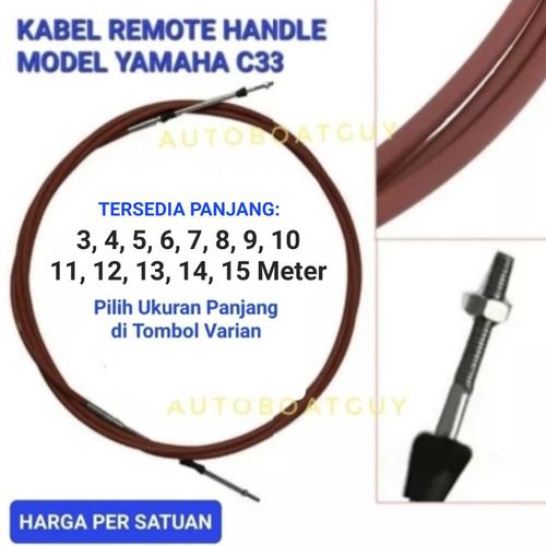 Jual Kabel Throttle Gas Lever Remote Handle Kapal ( Model Yamaha C-33 ...