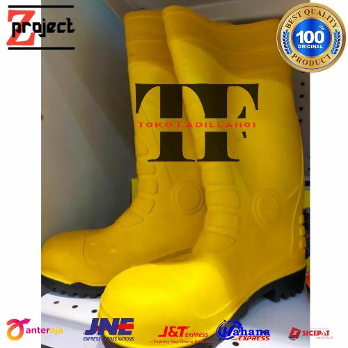 Jual KRISBOW sepatu safety boot pengaman kuning / safety shoes boot ...