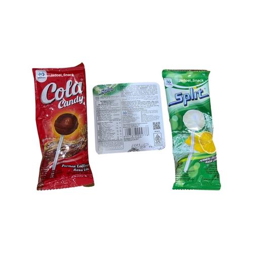 Promo Permen Split Cola Lolipop 6 Gr Rasa Lemon Cola by Jadoel_Snack ...