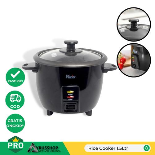 Jual Rice Cooker Listrik 1.5Ltr Kris/Penanak Nasi/Mudah Digunakan ...