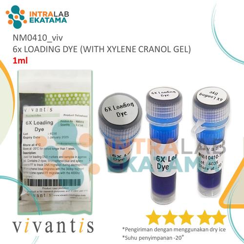 Jual 6x LOADING DYE (WITH XYLENE CRANOL GEL), 1ml ( NM0410_viv ) - Kota ...