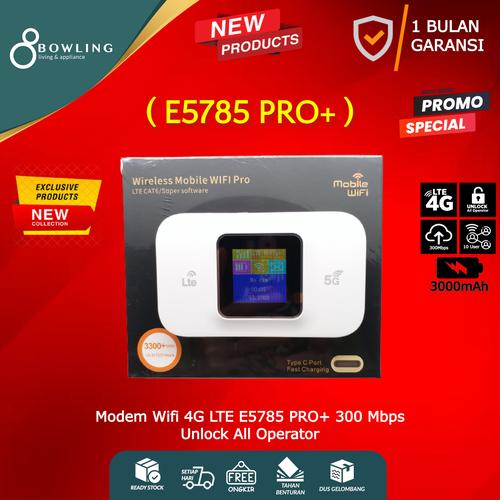 Jual Modem Wifi E5785 Pro+ 300Mbps Mifi 4G LTE Unlock All Operator Bisa ...