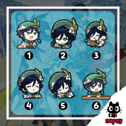 Jual Sticker Vinyl Game Anime Venti Genshin Impact - Jakarta Barat ...