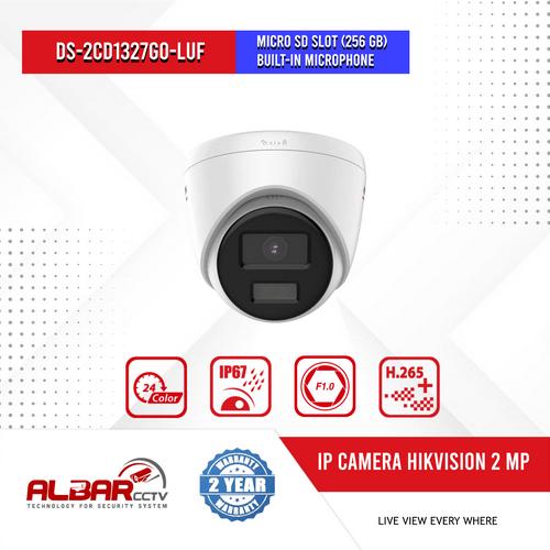 Jual IP Camera Hikvision DS-2CD1327G0-LUF 2 MP ColorVu Fixed Turret Network - Kota Tangerang ...