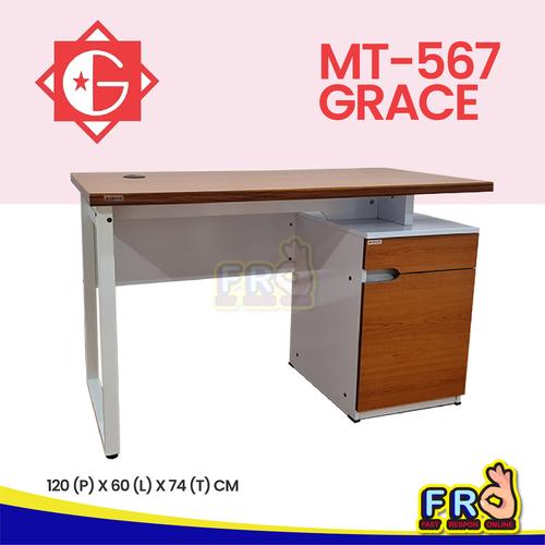 Jual MEJA BELAJAR MEJA TULIS MEJA KERJA KAKI BESI - MT 567 GRACE ...