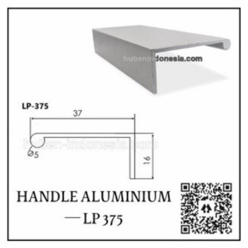 Jual Profil Frame Handle Alumunium Aluminium HUBEN LP 375 LP375 LP-375 ...