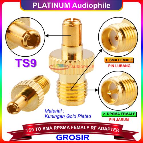 Jual Konektor TS9 to RP SMA RPSMA Male Female RF Adapter Connector ...