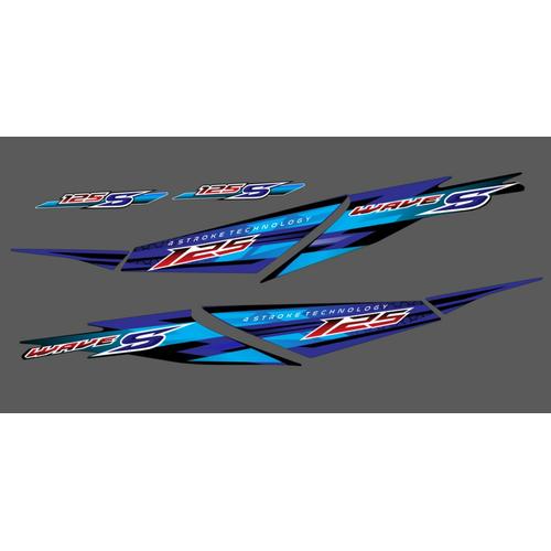 Jual STRIPING/STICKER MOTOR WAVE 125 BAHAN MAXDECAL - Kota Bogor - Daps ...