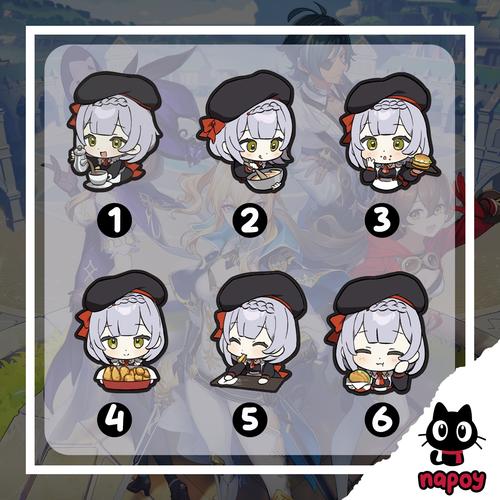 Jual Sticker Vinyl Game Anime Noelle Genshin Impact - SATUAN - Jakarta ...