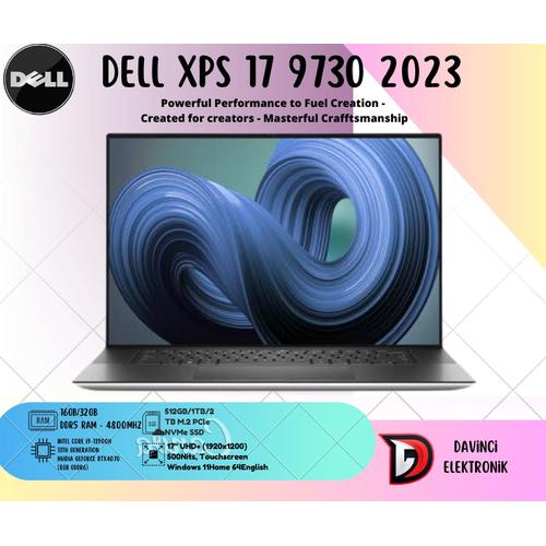 Jual DELL XPS 17 9730 i9-13900H 16GB RAM 512GB SSD RTX 4080 12GB 17 ...