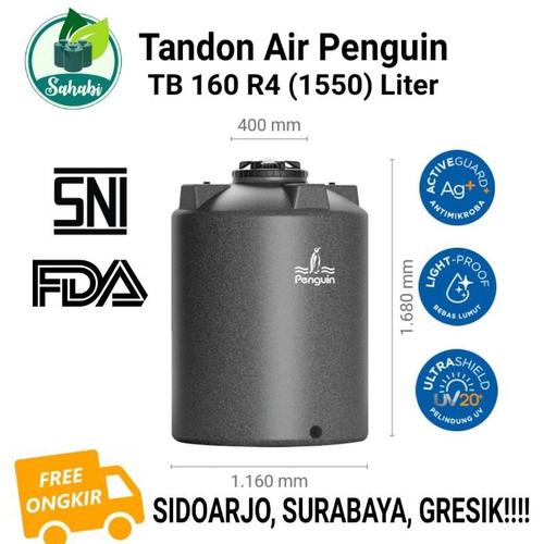 Jual TANDON AIR / TANGKI AIR / TOREN AIR PENGUIN/PINGUIN ROTAMOULD 4 ...