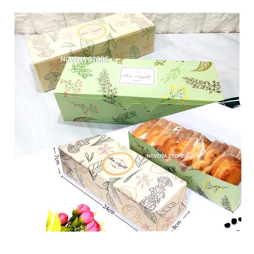 Jual BOX KOTAK KUE BOLU COOKIES DUS KEMASAN NASTAR TAIWAN - Hijau ...