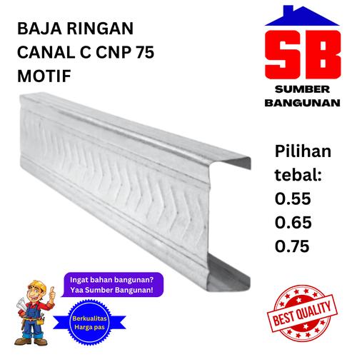 Jual BAJA RINGAN CANAL C75 CNP 75 CNP75 KANAL C GALVALUM TRUSS 0.7 0.75 ...