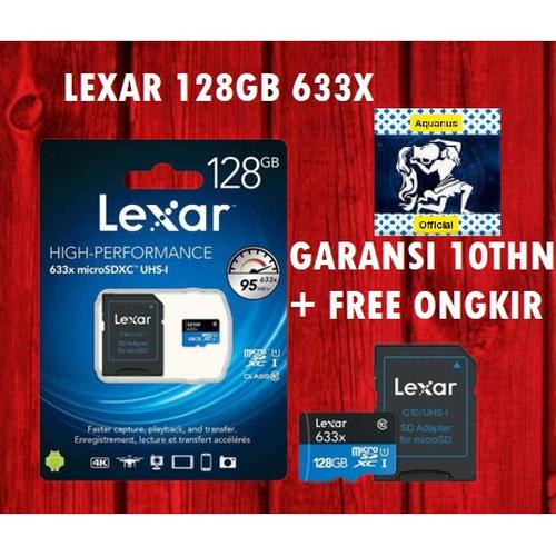 Jual Lexar Micro SD 128GB 633X R 100Mbps High Performance (NON TOKOCABANG) - Jakarta Barat ...