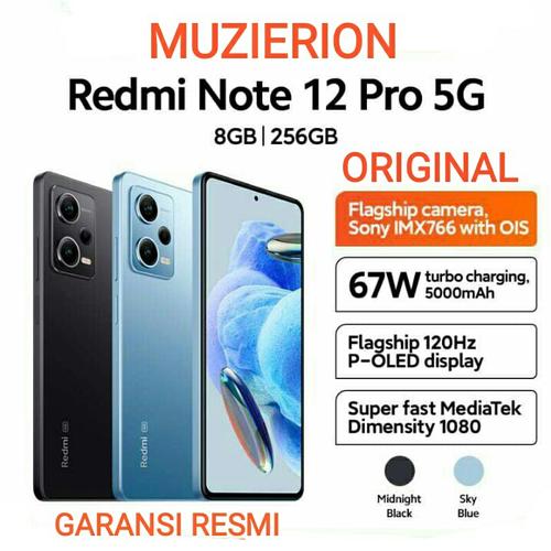 Jual Xiaomi Redmi Note 12 Pro 5G Ram 8/256GB Garansi Resmi - Sky Blue ...