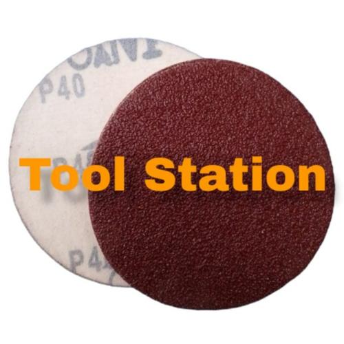 Jual Kertas Amplas Bulat 4"+Velcro Taiyo 4" Roud Sand Paper 10 Pcs #40 ...