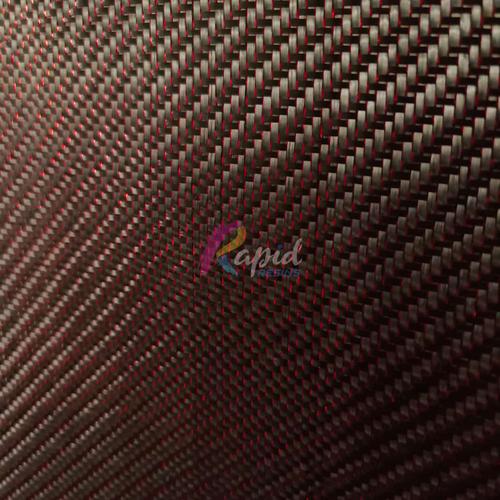 Jual Serat Karbon Carbon Twill Merah Red Metalik Glitter Fiber Fabric ...