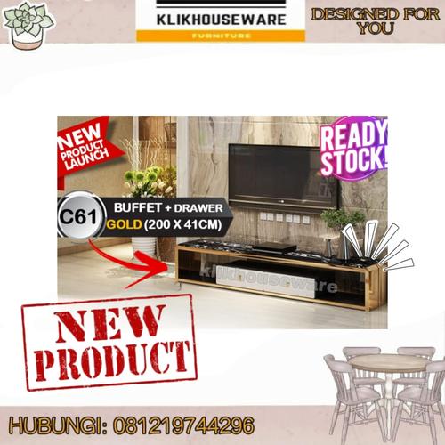 Jual Buffet Stainless Modern dan Drawer Gold Buffet Modern Buffet ...
