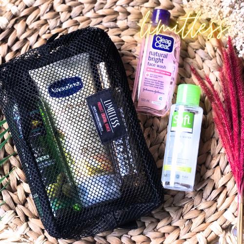 Jual LIMITLESS - Jaring BOX Alat Mandi/Pouch Make Up Skincare/Dompet ...