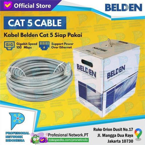 Jual Kabel BELDEN CAT5 60 Meter Siap Pakai / Kabel LAN 60Meter ...