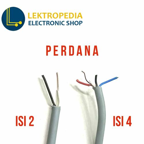 Jual Kabel Telepon PERDANA isi 2 & isi 4 METERAN Kaku Kawat 2c 4c ...