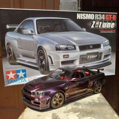Jual finished model kit Tamiya Masterwork r34 ztune - cek deskripsi ...