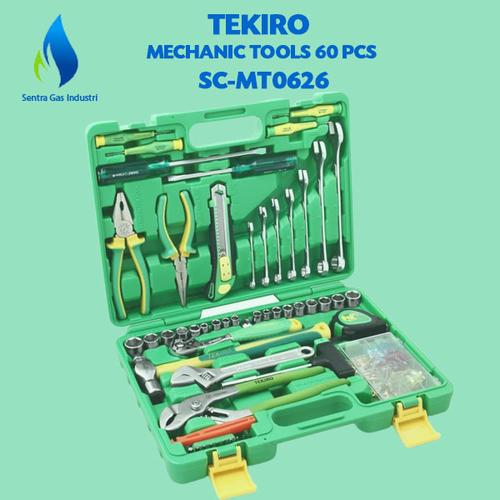 Jual TEKIRO MECHANIC TOOLS 60 PCS SC-MT0626 - Kota Bekasi - Sentra Gas Industri | Tokopedia