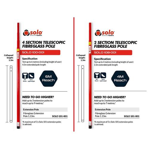 Jual fiberglass telescopic access pole extension solo,stick tongkat ...