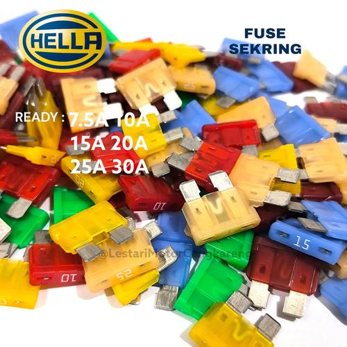 Jual FUSE SEKRING SIKRING HELLA TANCAP TUSUK BESAR DX 10A 15A 20A 25A ...