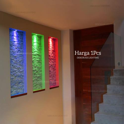 Jual lampu downlight mini led 1.5w spotlight plafon Cahaya merah hijau ...